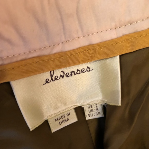elevenses | Pants & Jumpsuits | Elevenses Gold Trouser | Poshmark